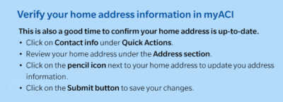 Opt in to Receive Benefits Email Notifications - My ACI Benefits